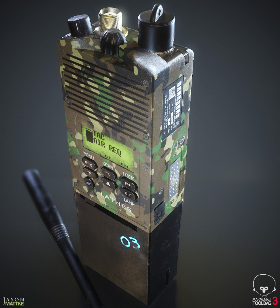 Jason Mattke's Portfolio - AN/PRC-148 Military Radio