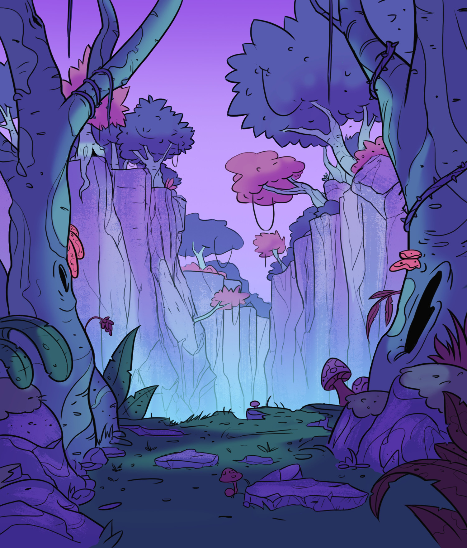 ArtStation - Glowy Foret