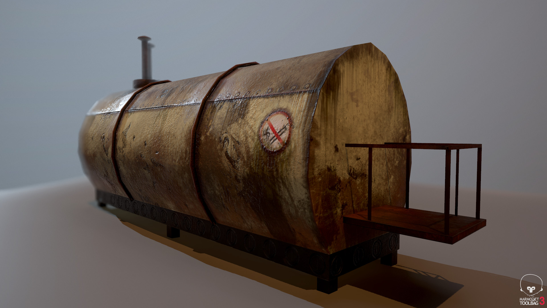Praveean ES - Oil Tank (game prop)