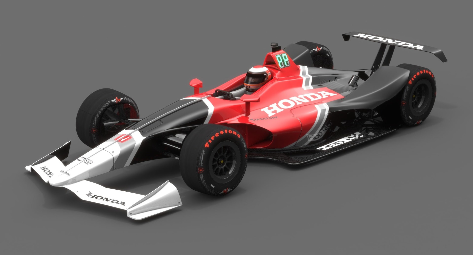 Oleksii Sergiyovych - Generic Dallara Honda NEXT Indycar Season 2018 3D ...