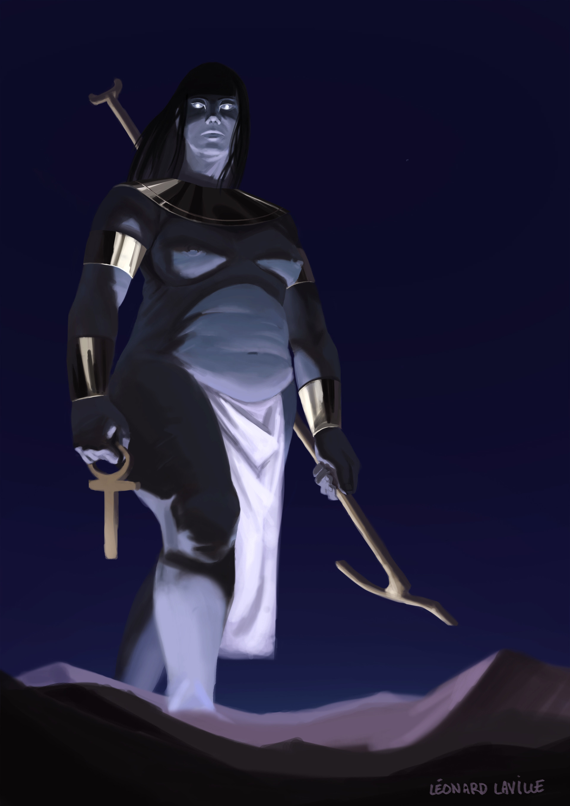 ArtStation - Nut, Egyptian Goddess of Sky and Heavens