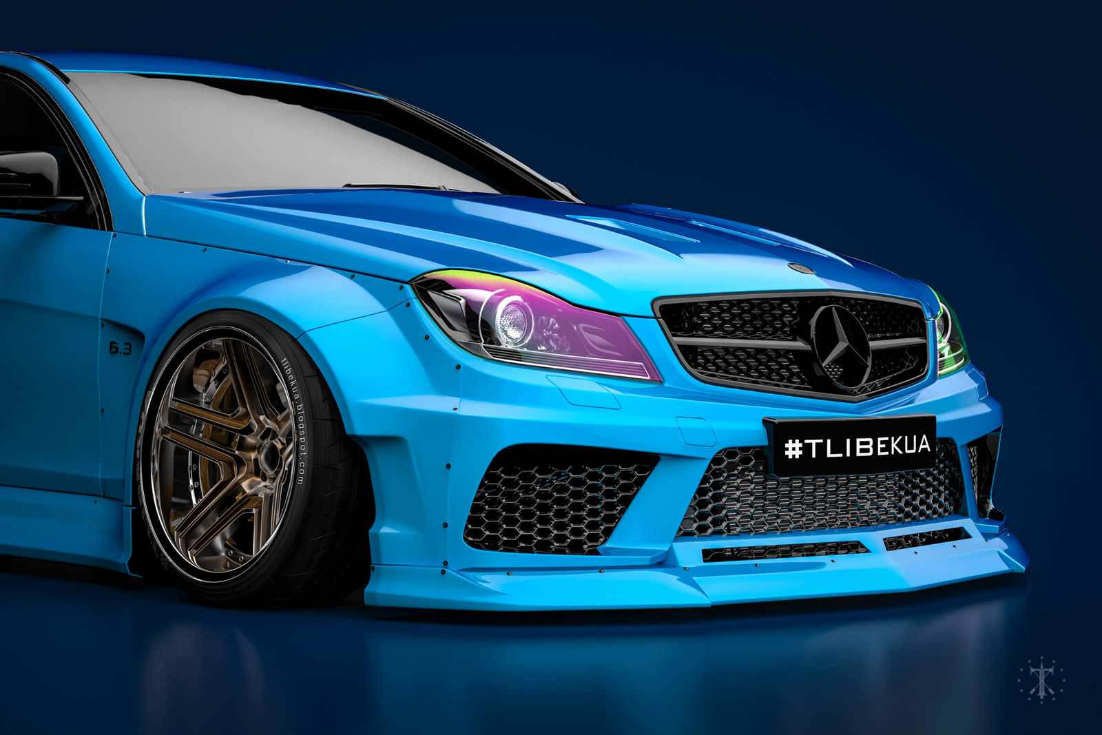 Kasim Tlibekua - Mercedes-Benz C63 Widebody kit