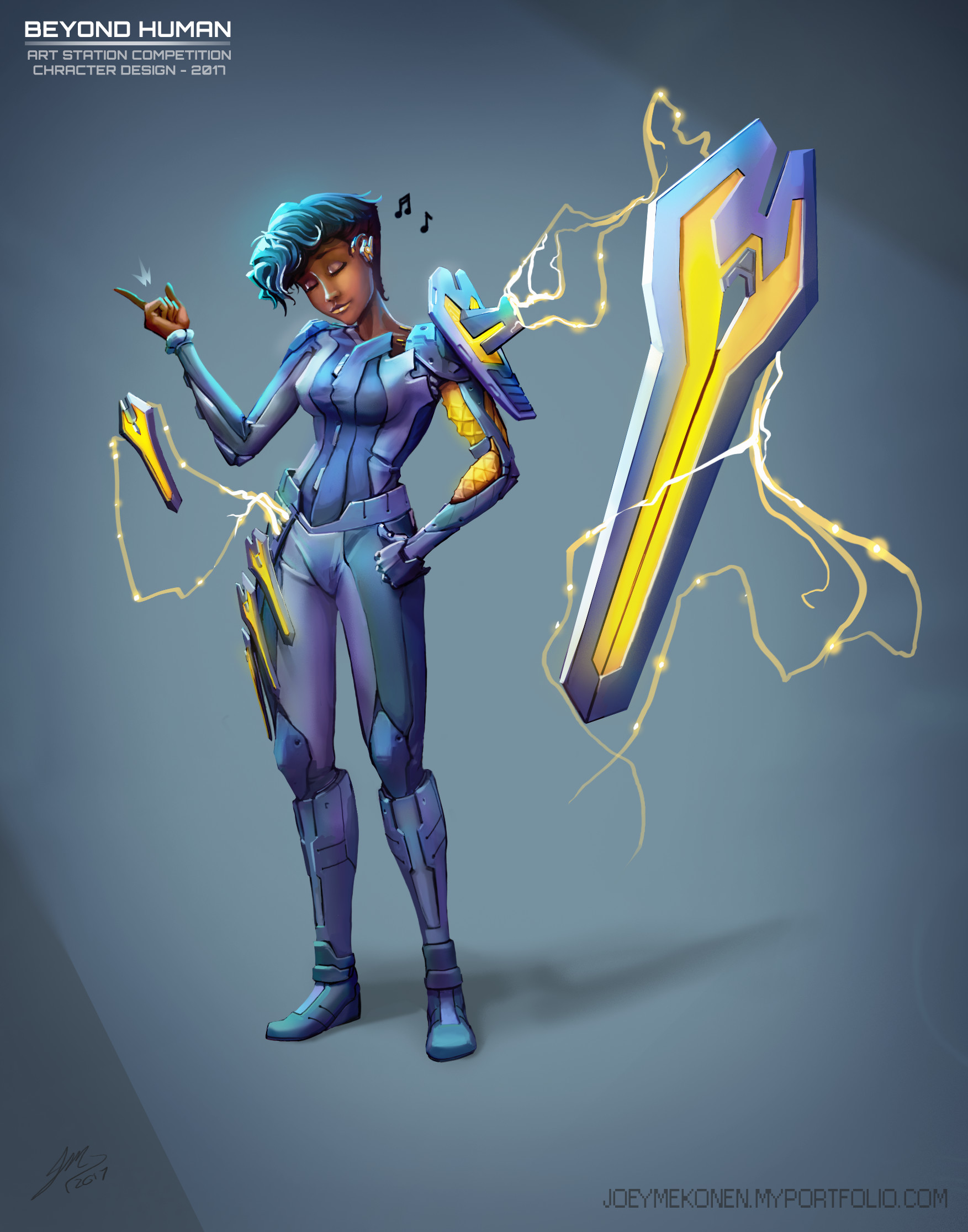 ArtStation - SciFi Hero Character Design (2017)