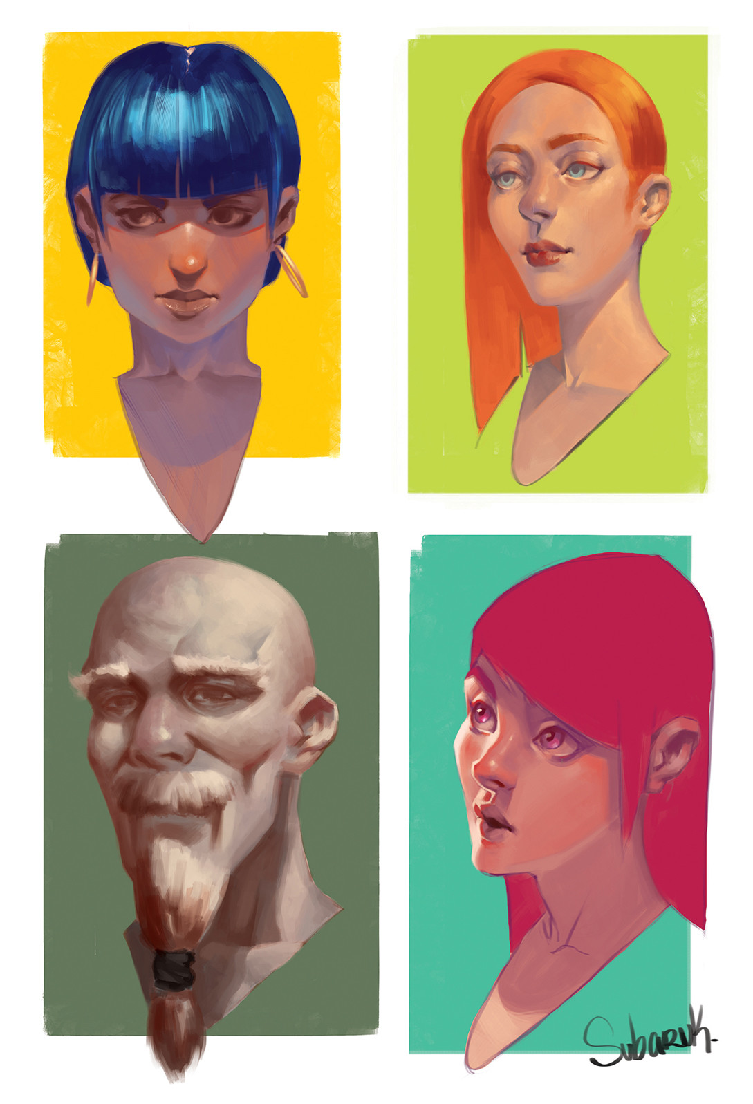 ArtStation - Face Practice