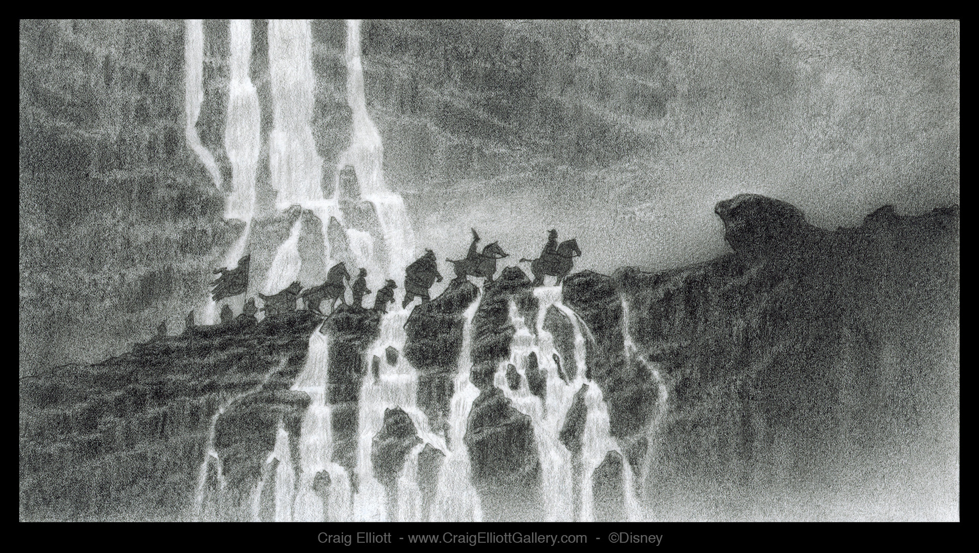 ArtStation - Mulan Waterfall