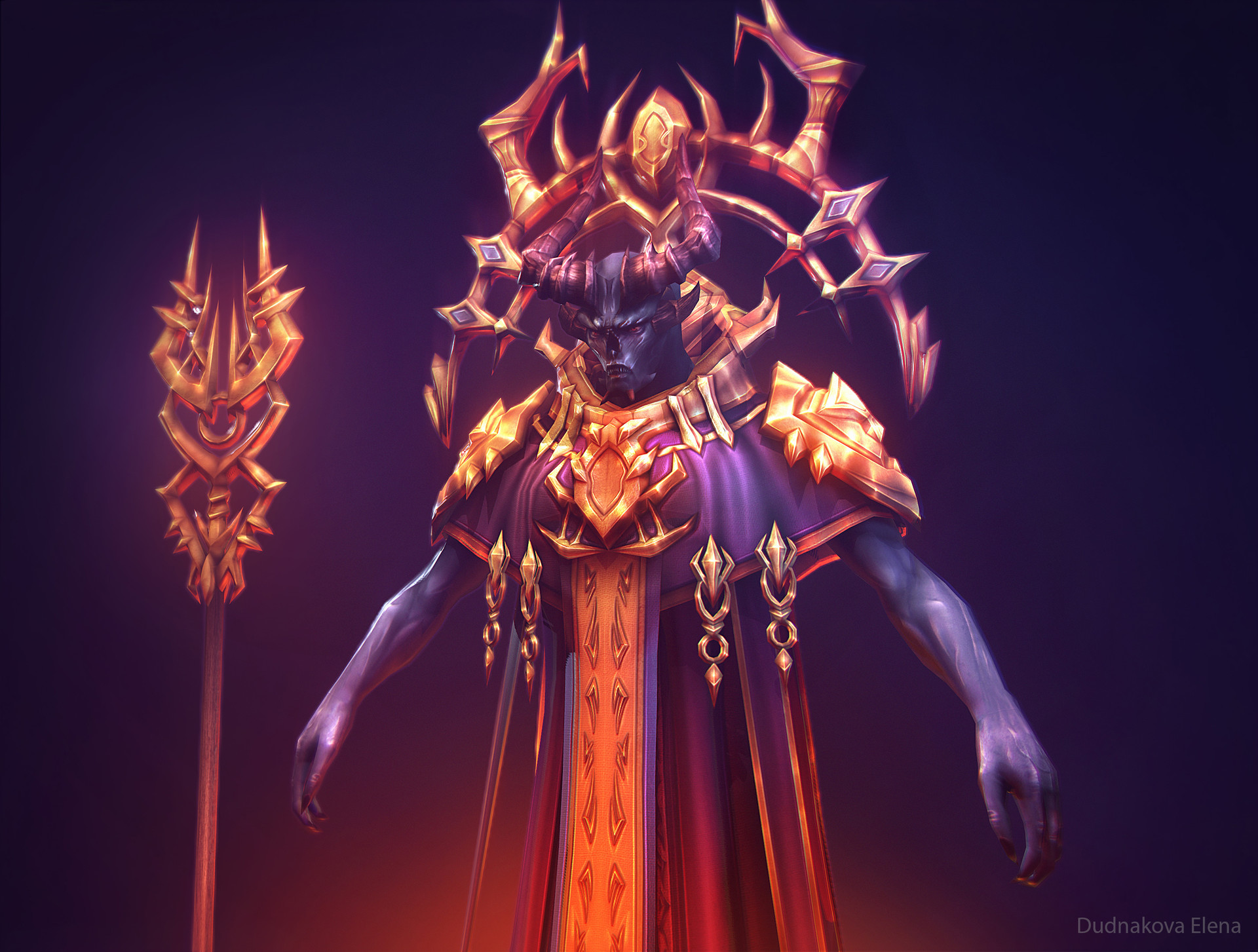 ArtStation - Demonic Spirit Lowpoly