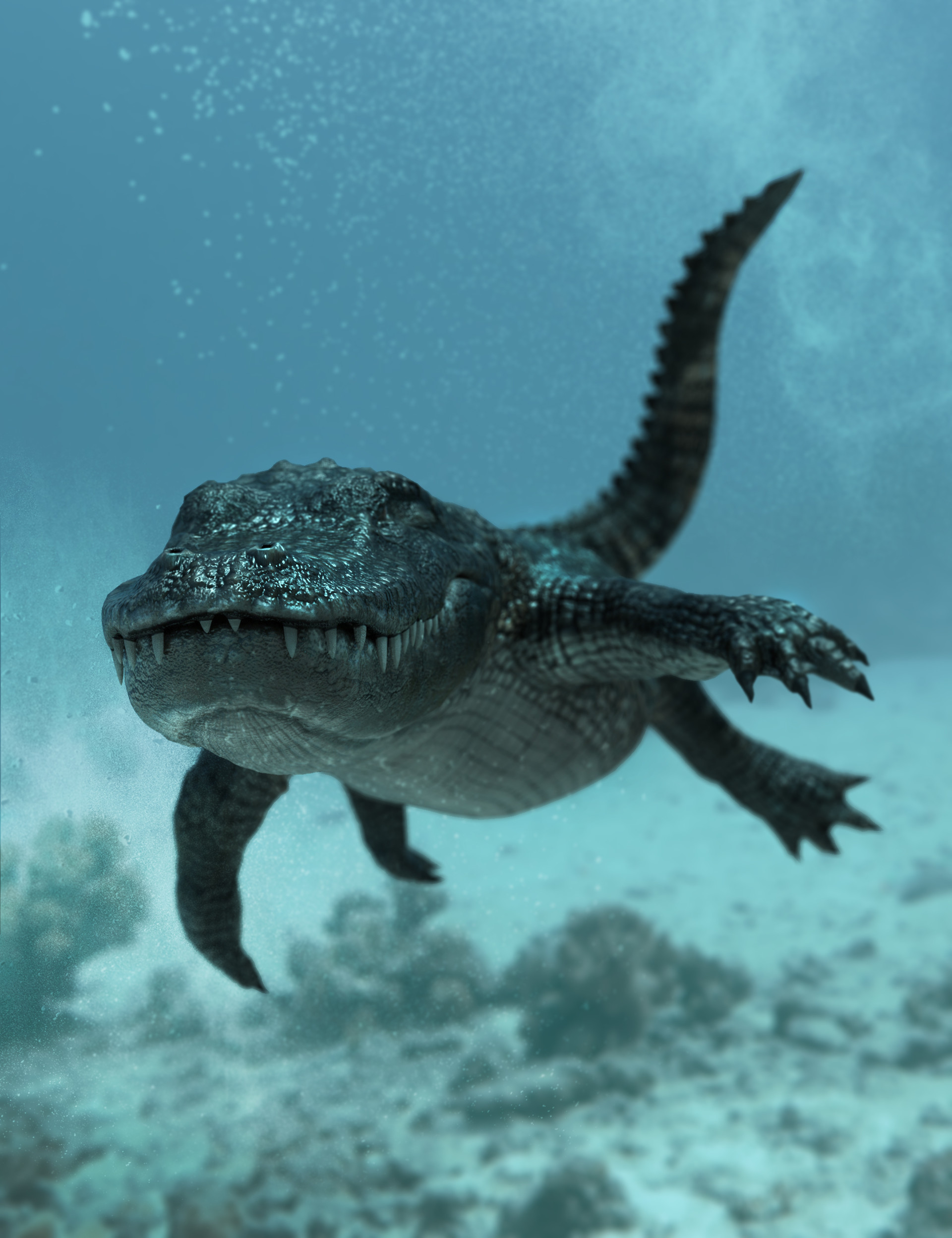 ArtStation - Alligator 3D model