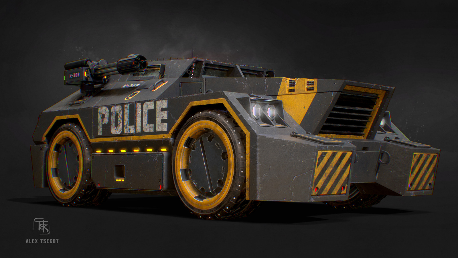 Alex Tsekot Portfolio - Police APC Concept