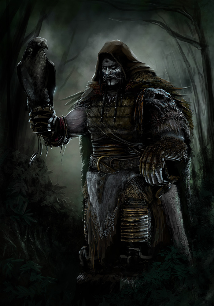 ArtStation - Forest Barbarian, John Pozzi
