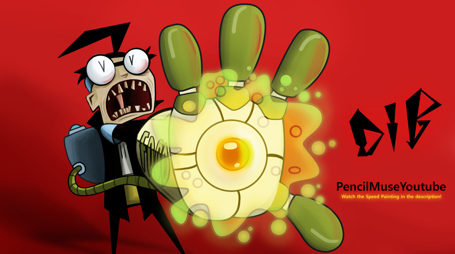 ArtStation - DAILY Speed Painting - Invader Zim Dib