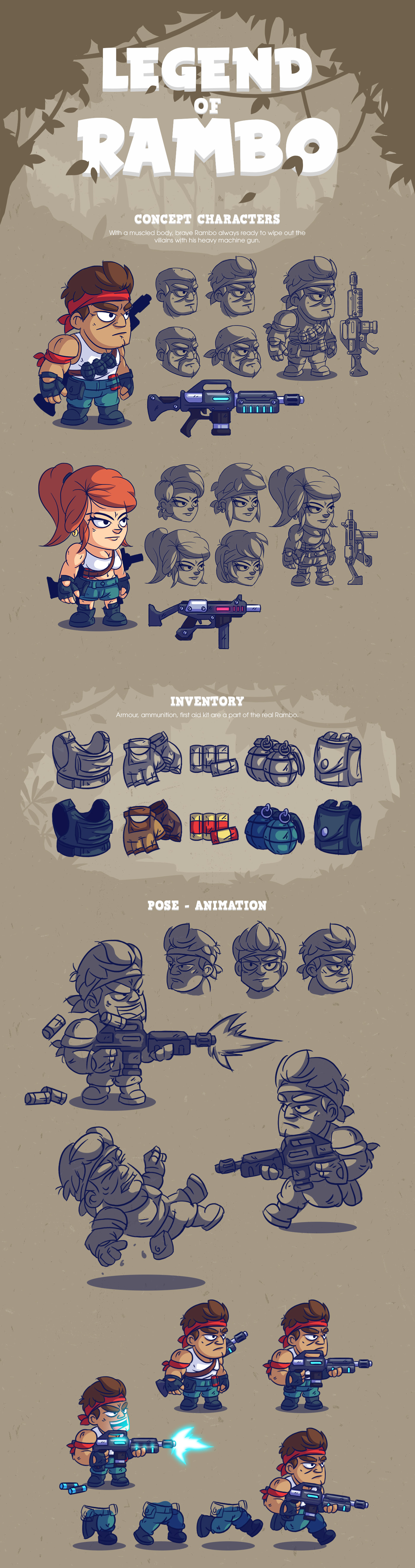 ArtStation - Game Art - Legend Of Rambo