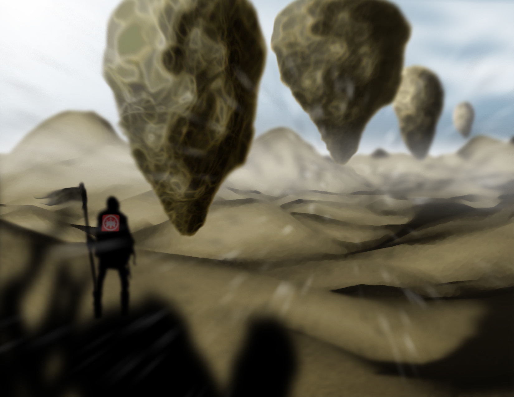 ArtStation - Floating Rocks