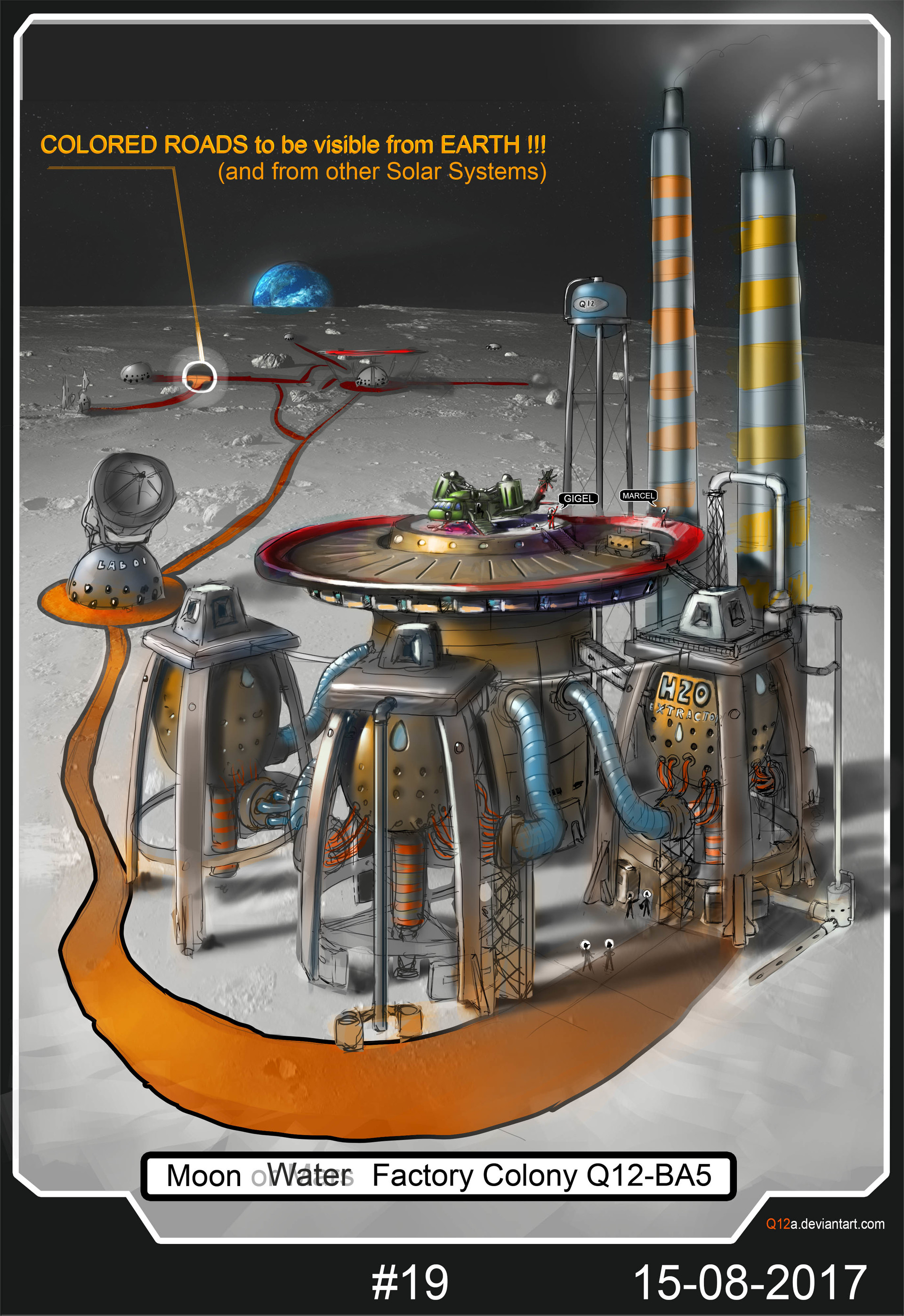 ArtStation - dBenzin19_ziua_15 - Moon Water Factory Colony q12ba5