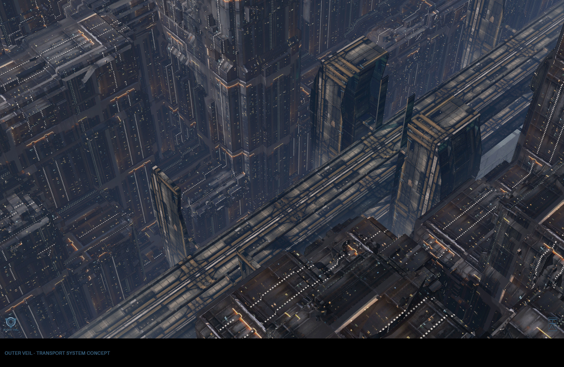 ArtStation - Outer Veil - Highway Concept