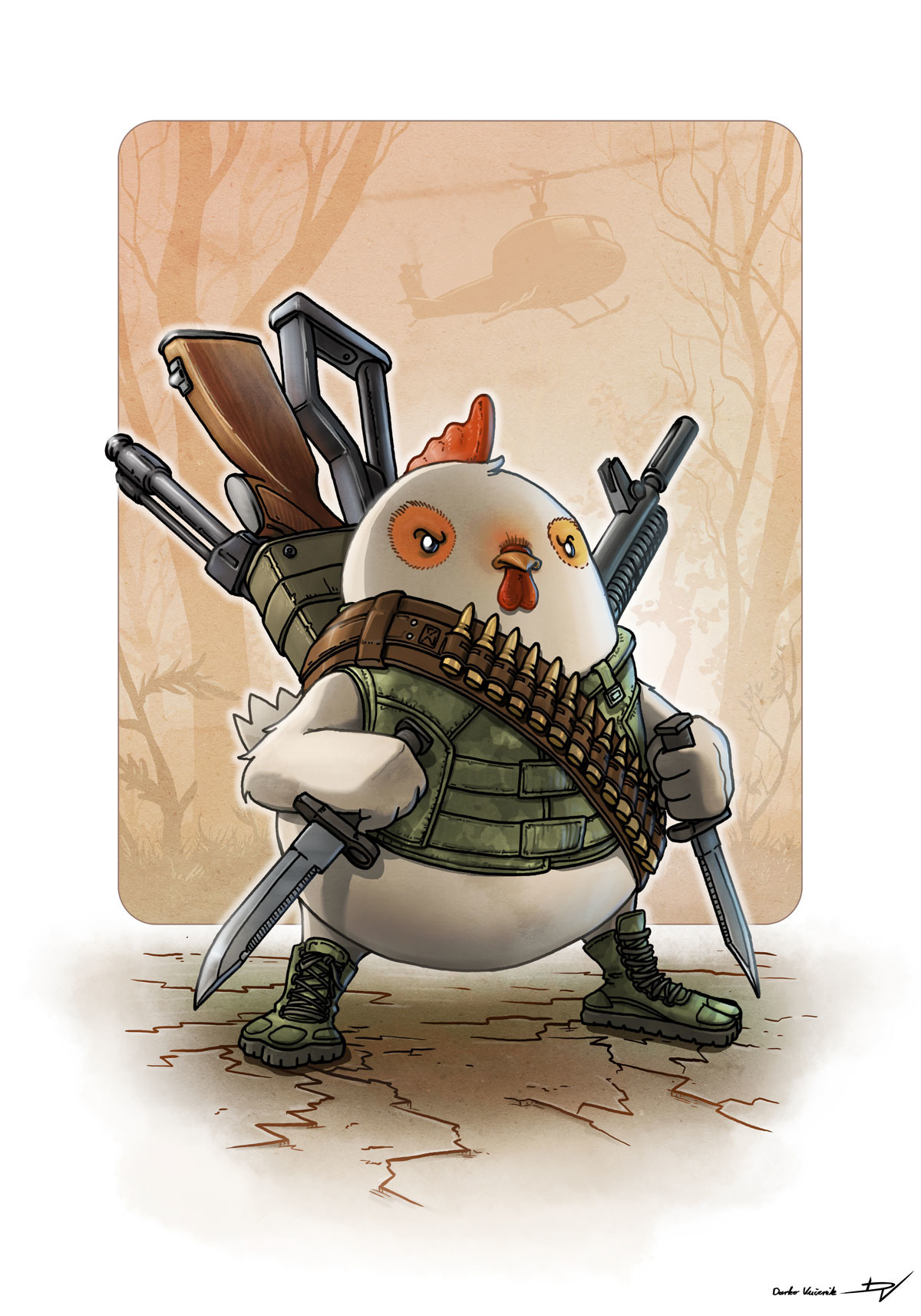 ArtStation - Action Chicken