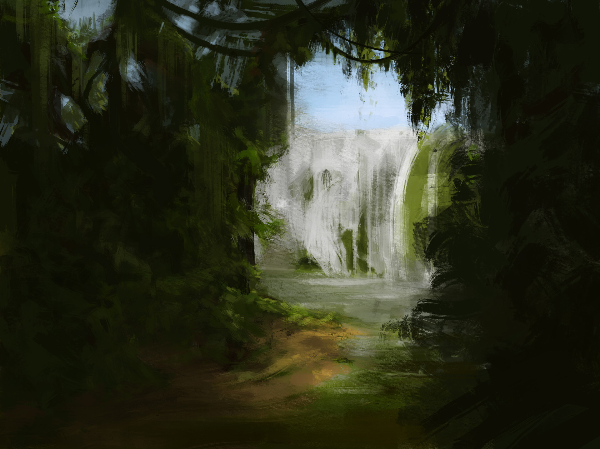 ArtStation - Speedpaint - Landscapes