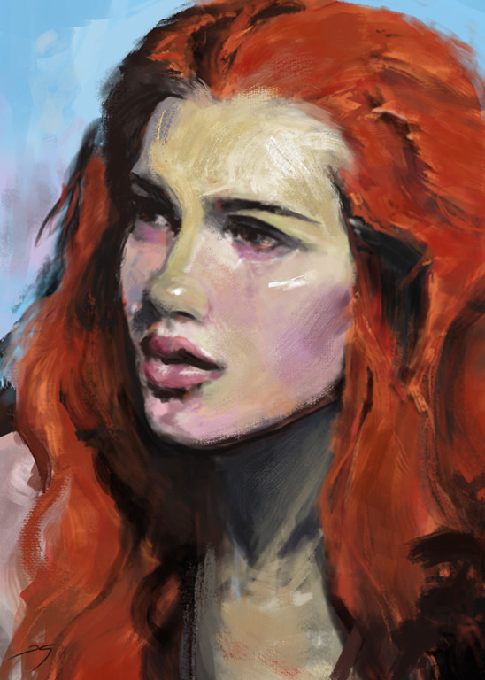 ArtStation - Oil painting study