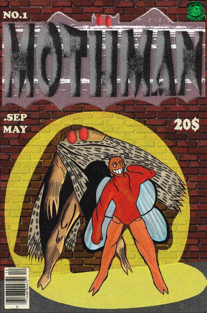 ArtStation - Mothman comic (idea)