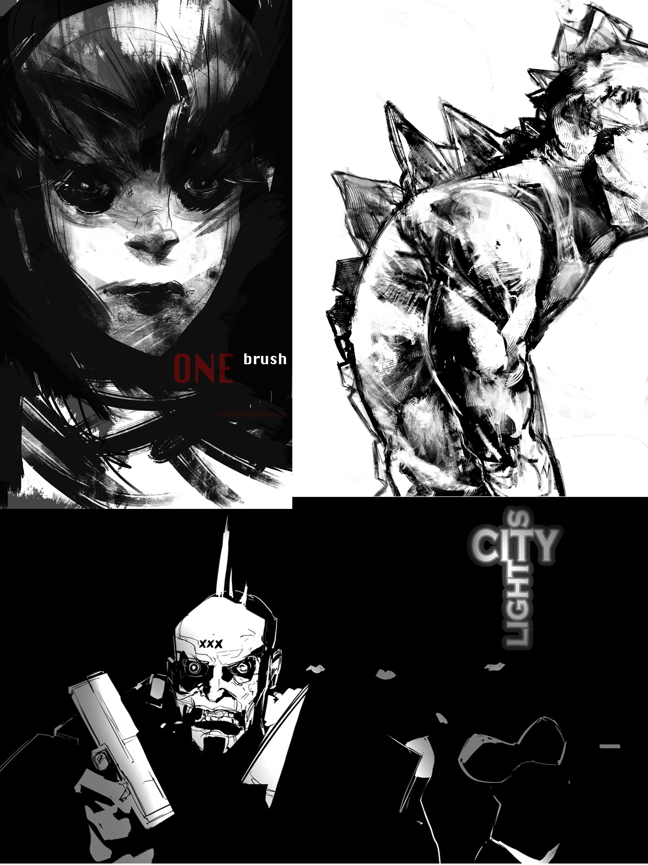 Charles Ratteray - HIGH CONTRAST SKETCHES