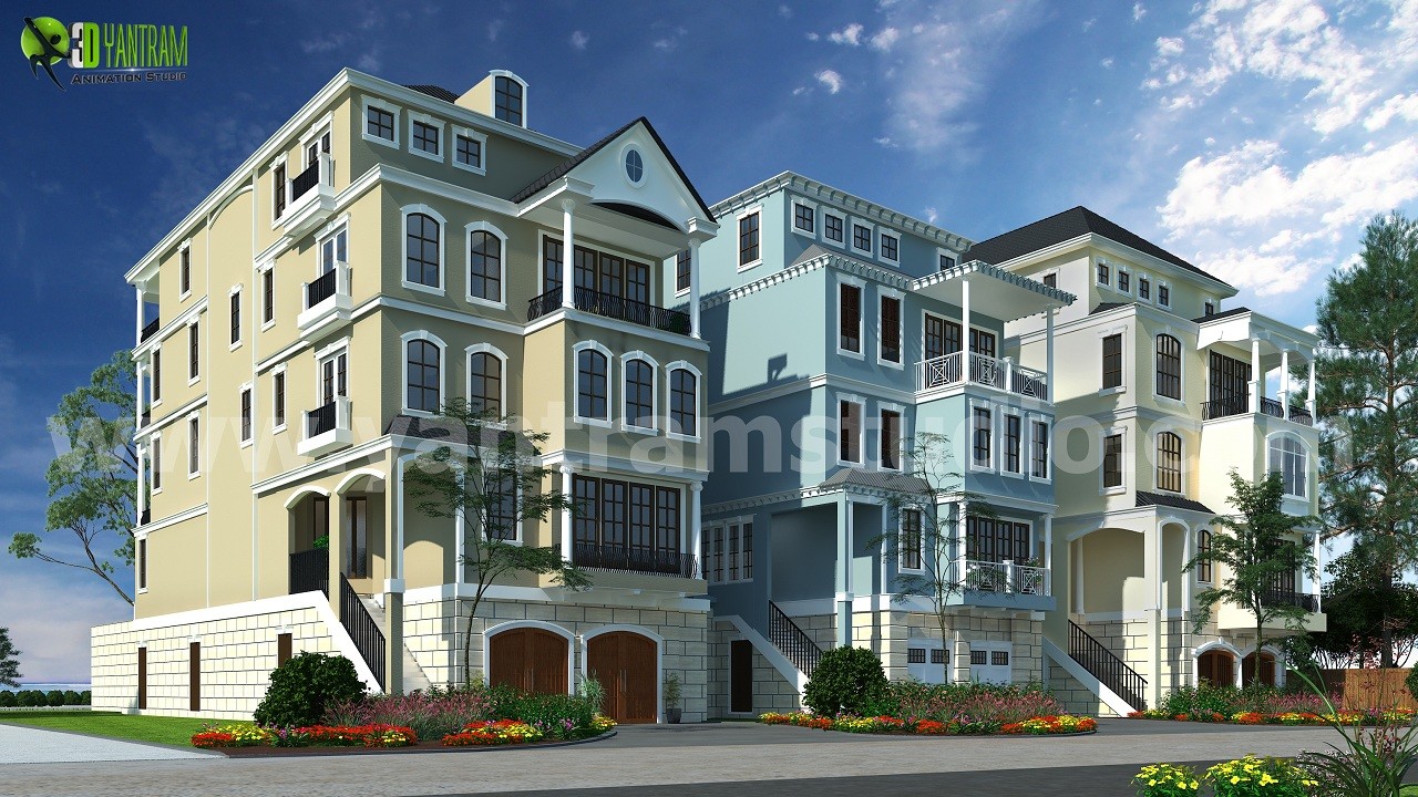 Yantram Architectural Design Studio - 3D Condo House for Multi Family ...