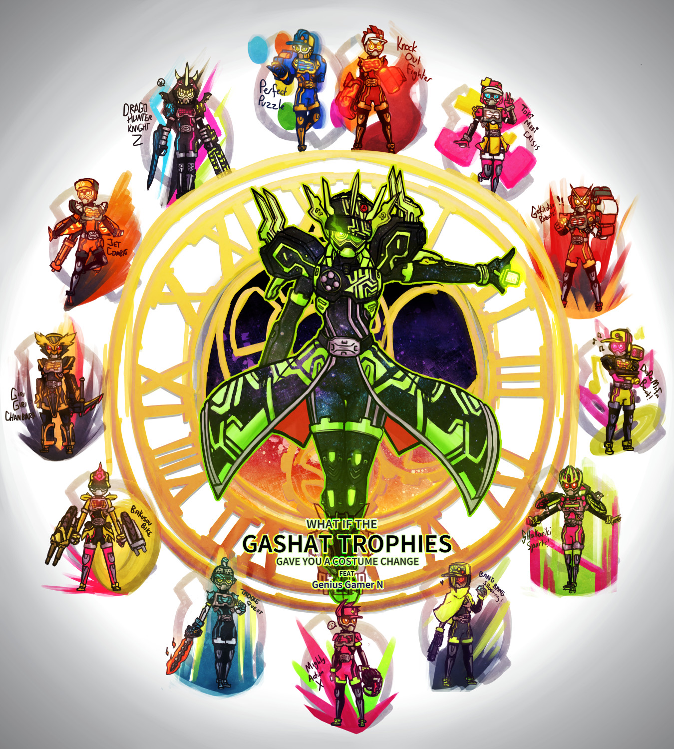 DynamoTom - Kamen Rider - Ride-player Fan Designs