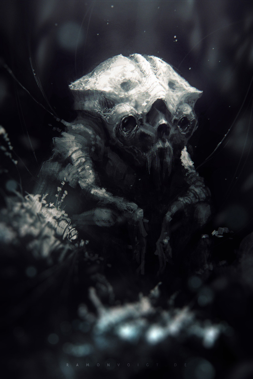 Ramón Springer - Moss Creature Sketch