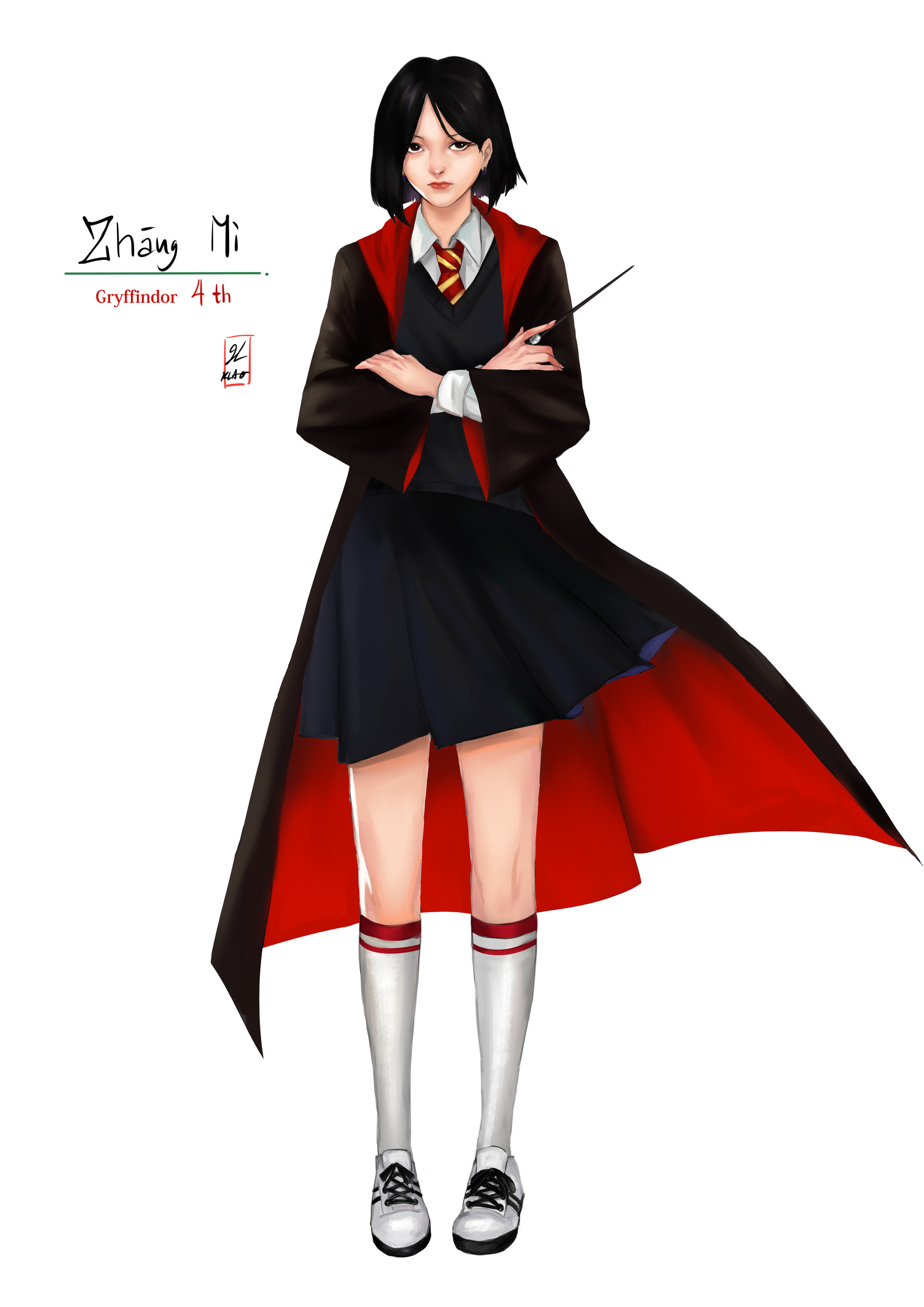 ArtStation - Gryffindor Girl