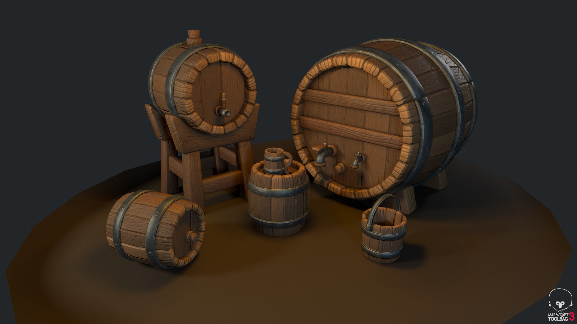 ArtStation - Fantasy barrels