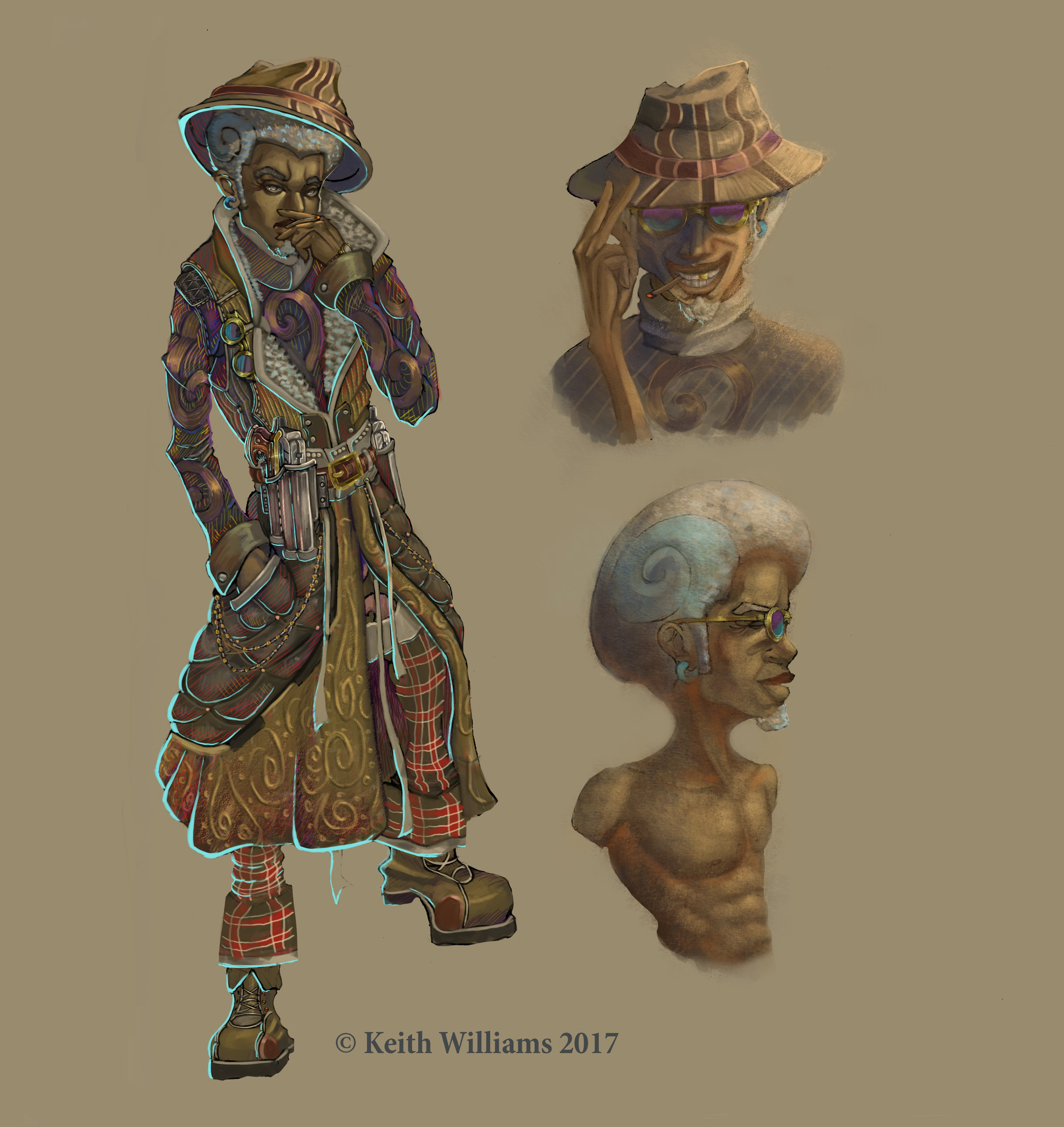 ArtStation - Gunslinger Design