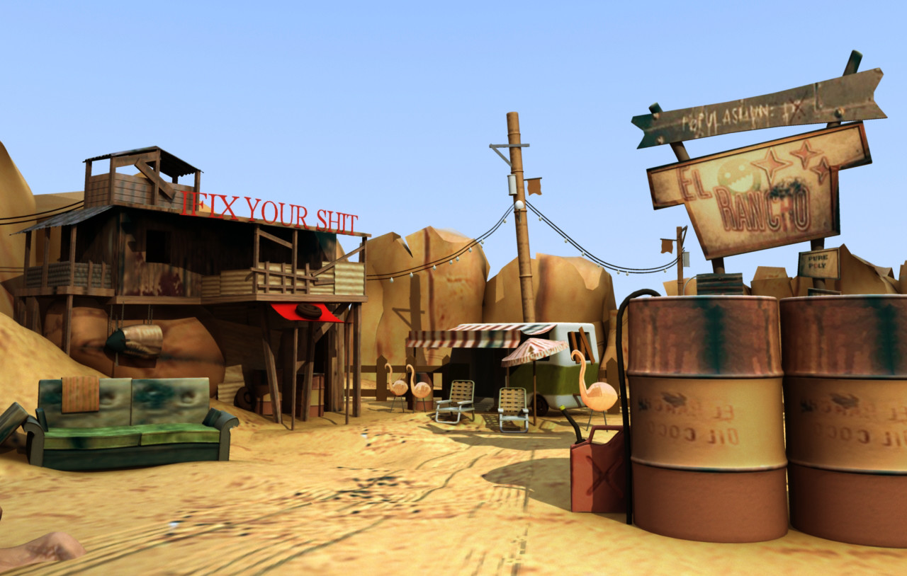 ArtStation - Desert Game desighning