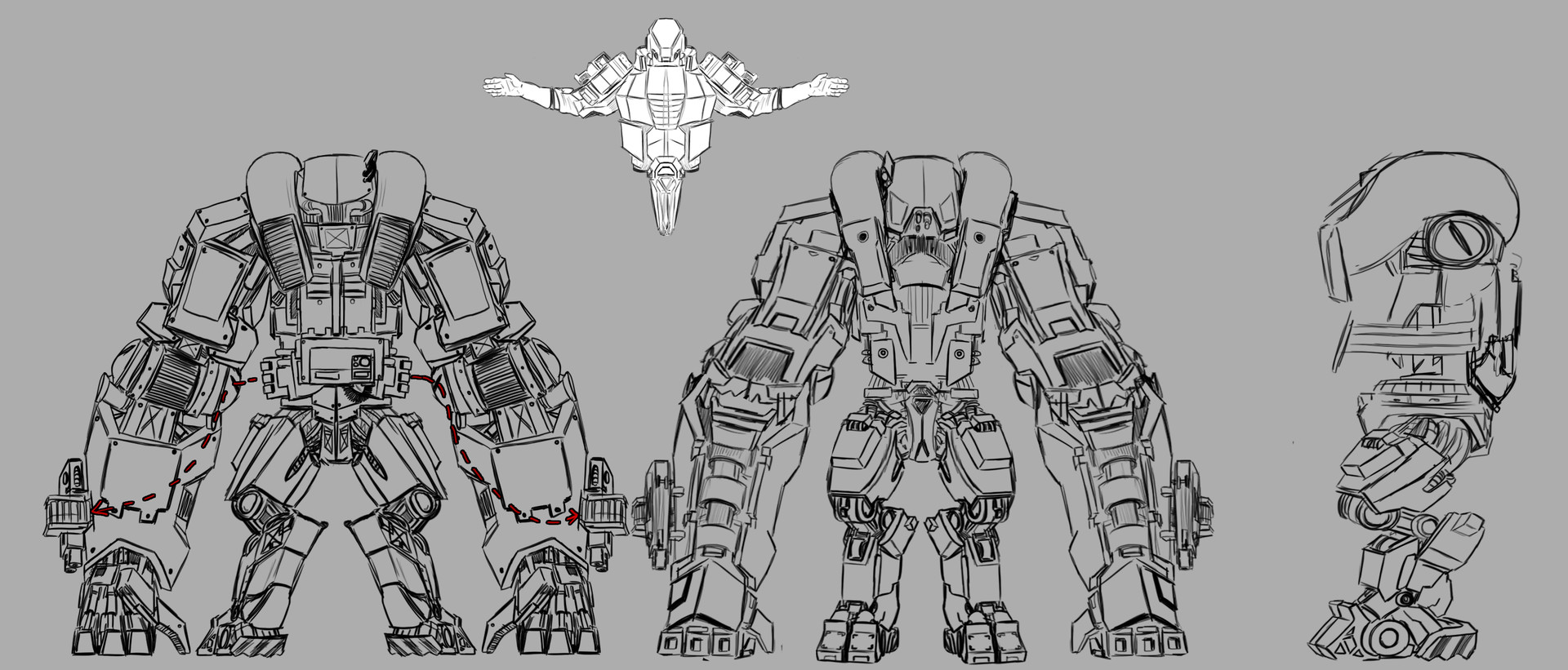 ArtStation - Exo-suit miniature concept