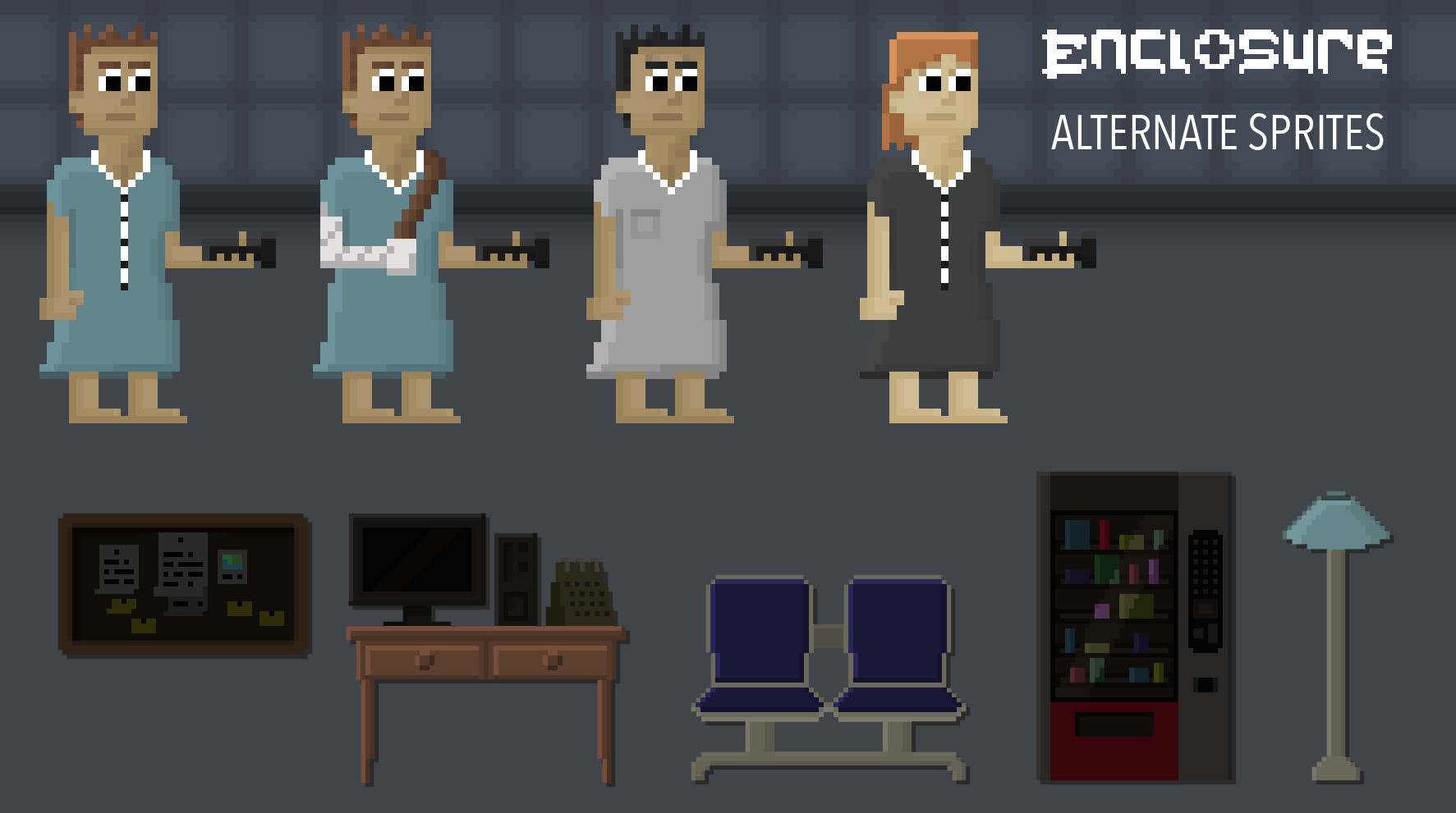 Sam Russell - Enclosure Pixel Art