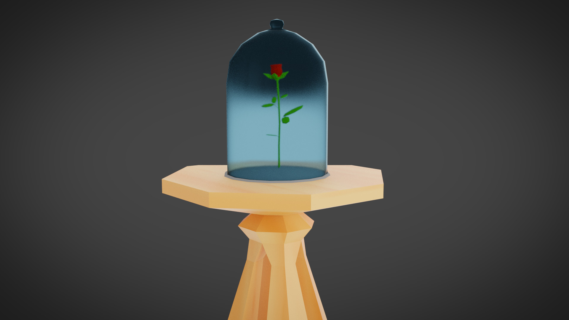 ArtStation - Glass Cased Rose