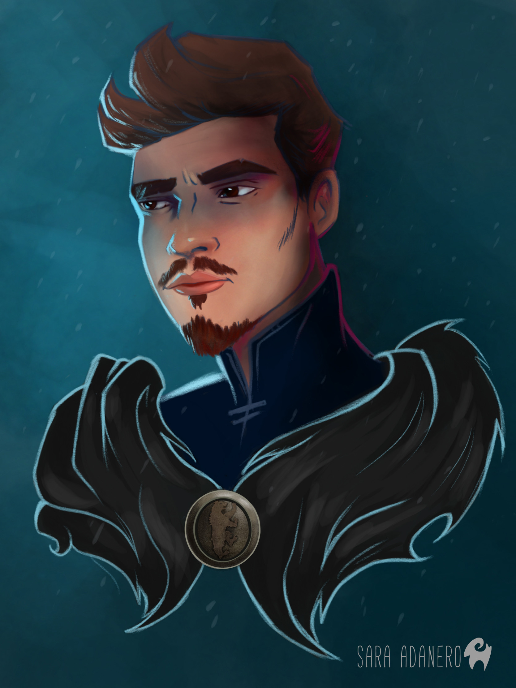 ArtStation - House Mormont. Portrait Commission