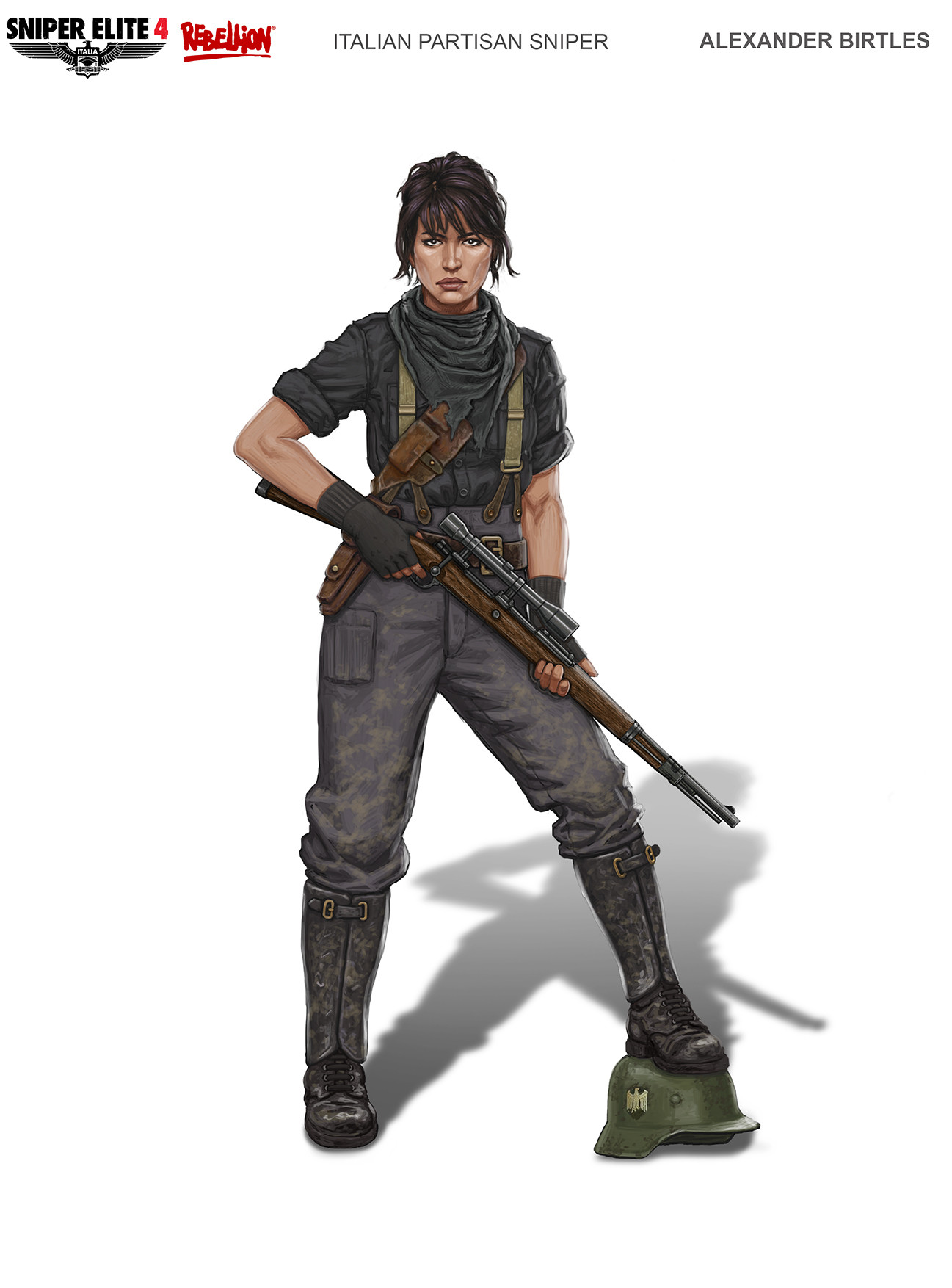 ArtStation - SNIPER ELITE 4 Italian Partisan Sniper