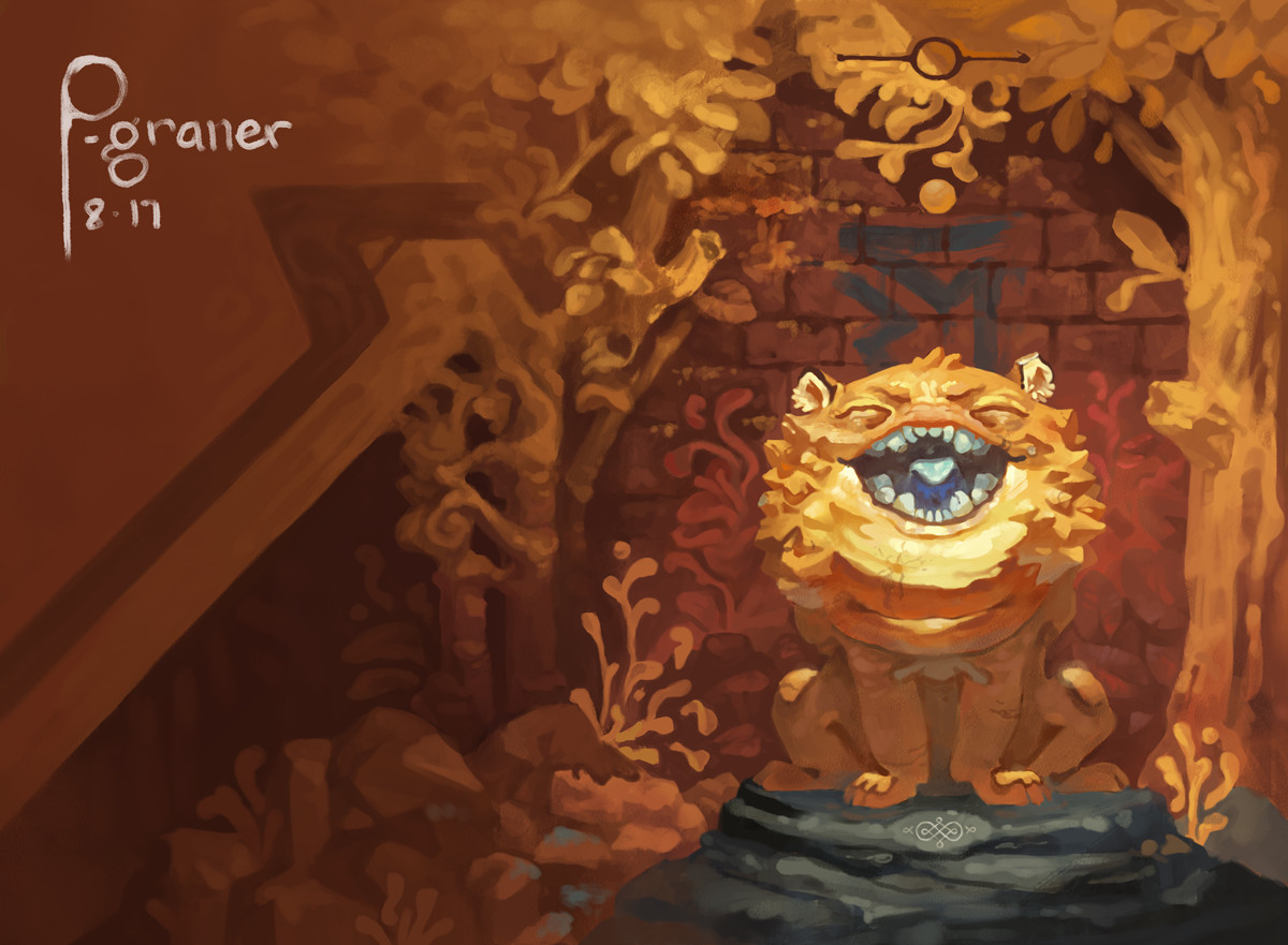 ArtStation - Lion Statue