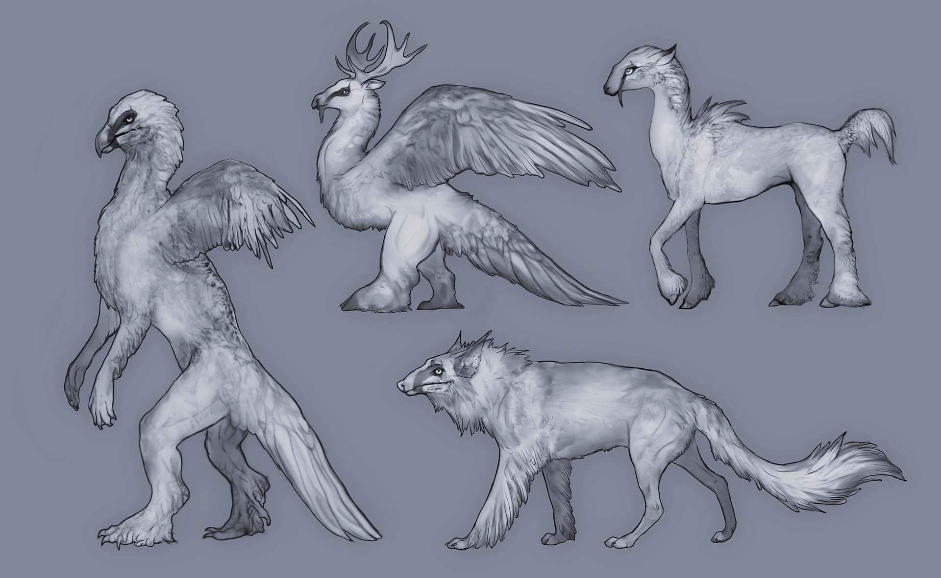 ArtStation - Hybrid Creature Designs