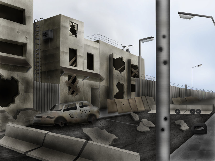 ArtStation - War Torn Street
