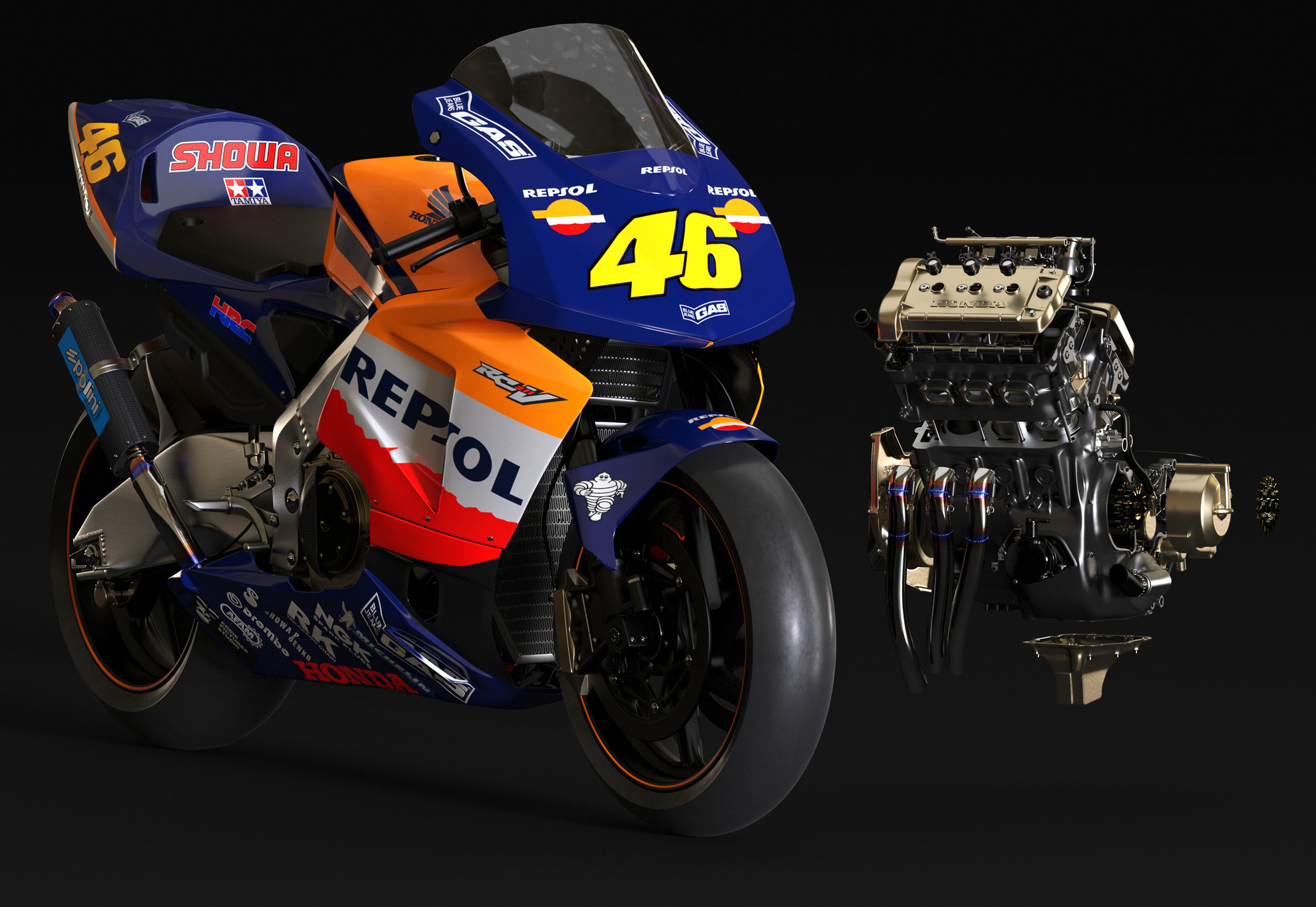 ArtStation - Show case: Honda RC211V
