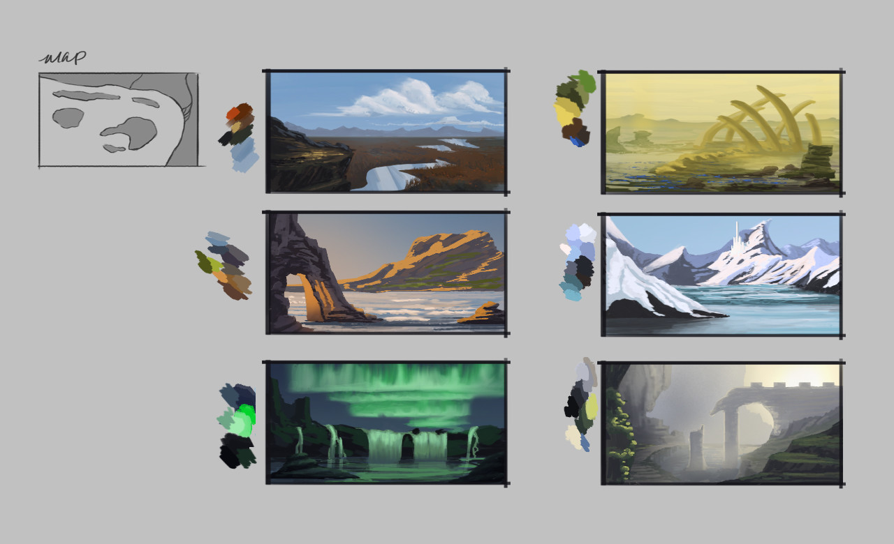 ArtStation - Color Thumbnails