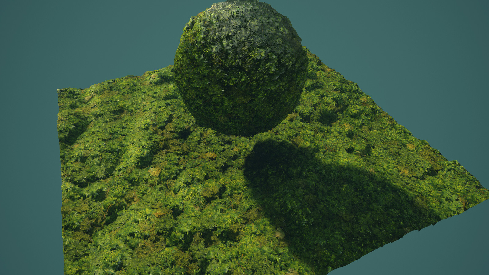 Hugo Beyer - Thick Moss - Procedural Material - Houdini