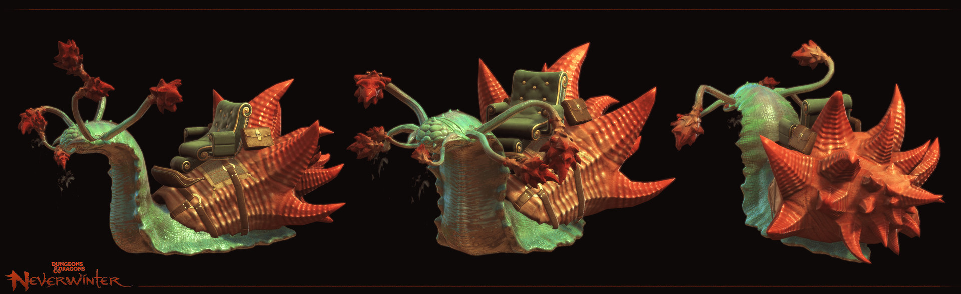 ArtStation - D&D Neverwinter Online: Flail Snail