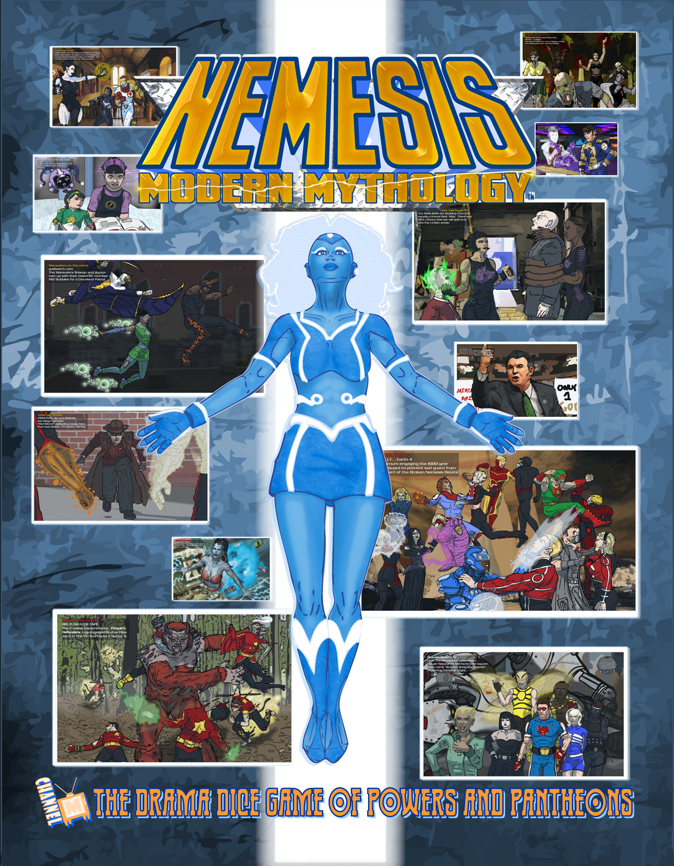 ArtStation - Nemesis Modern Mythology: First cover pass