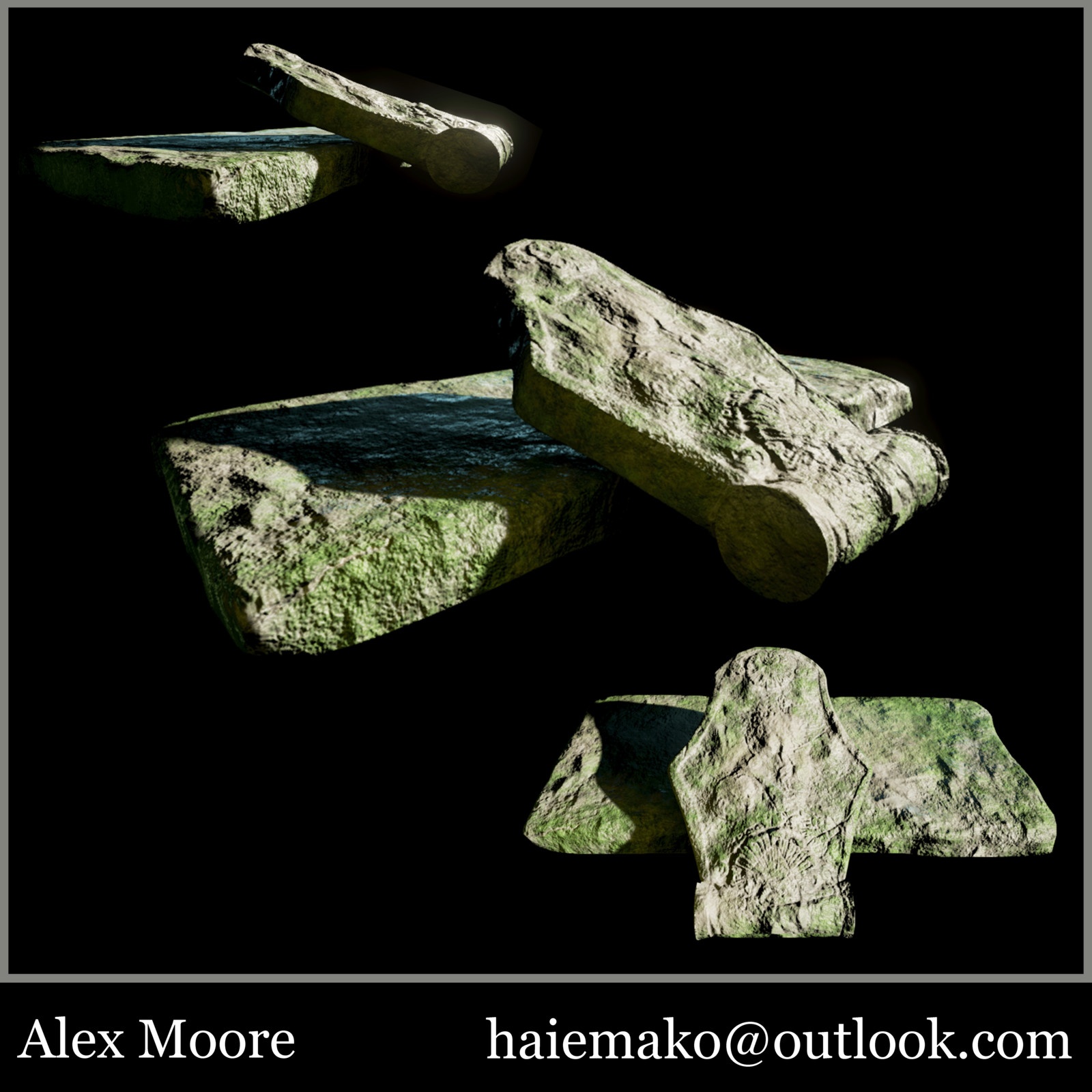Alex Moore - Stone Slab + Shield