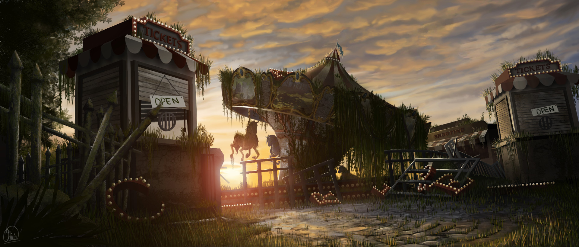 ArtStation - Apocalyptic Carousel