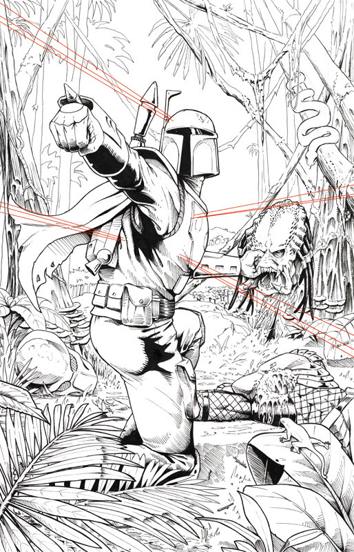 coloring pages boba fett starwars v