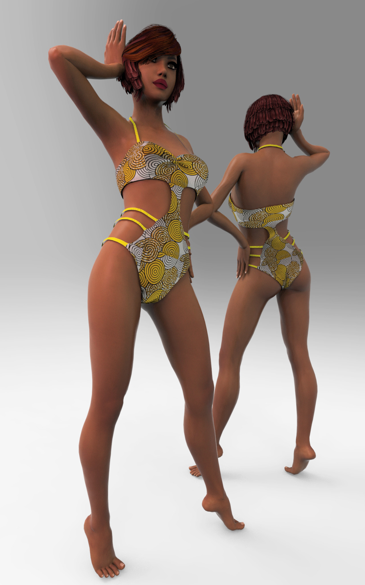 ArtStation - String Bikini Timelapse