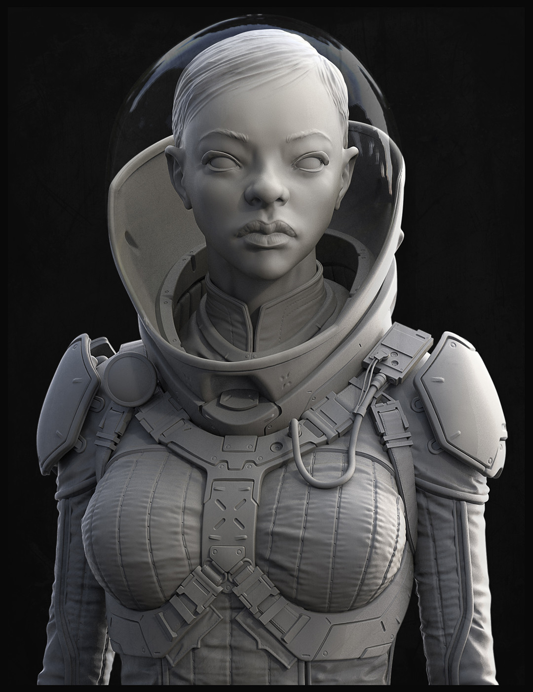 Artstation Space Girl Oleg Aleinikov Space Girl Girl