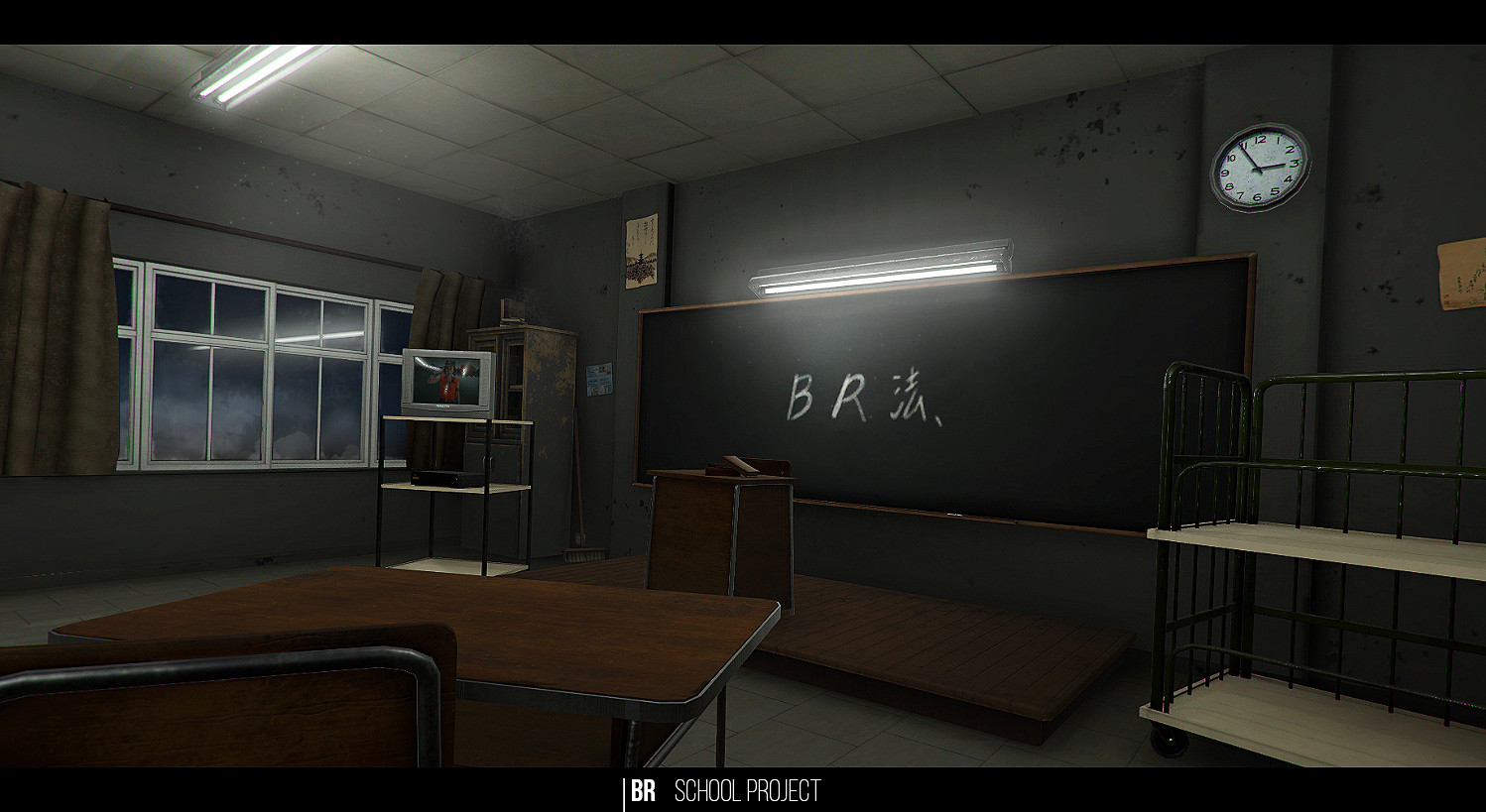 Antoine Brisseau - Battle Royal School Scene - Unity