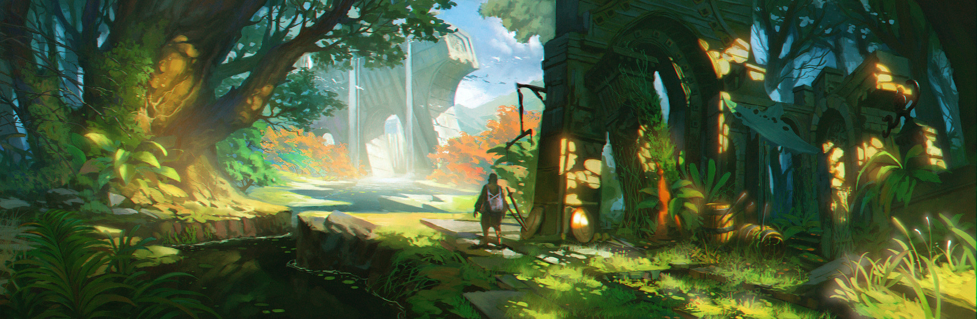 ArtStation - forest study